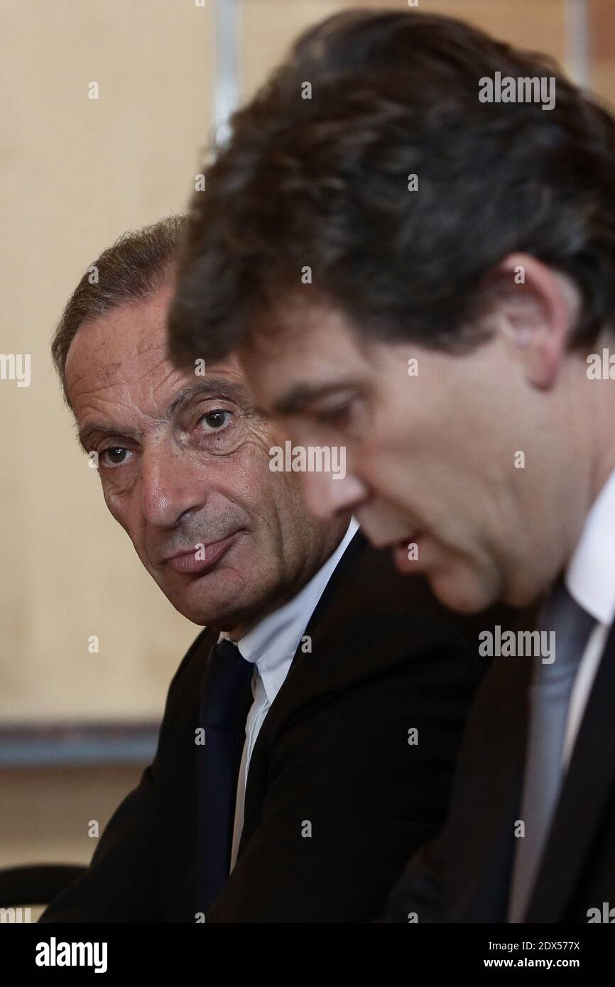 Das staatliche Elektrizitätsunternehmen Frankreichs, Henri Proglio, CEO ...