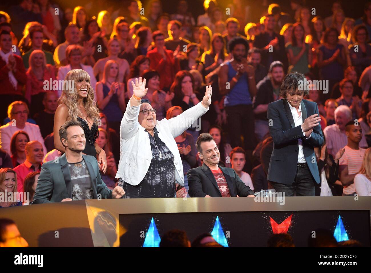 EXCLUSIF - Rising Star 2014. David Hallyday, Cathy Guetta, Morgan ...