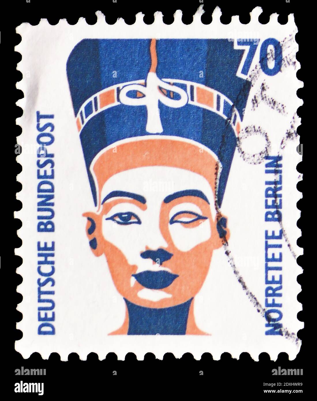 MOSKAU, RUSSLAND - 23. MÄRZ 2019: Briefmarke gedruckt in Deutschland ... MOSKAU, RUSSLAND - 23. MÄRZ 2019: Briefmarke gedruckt in Deutschland ...