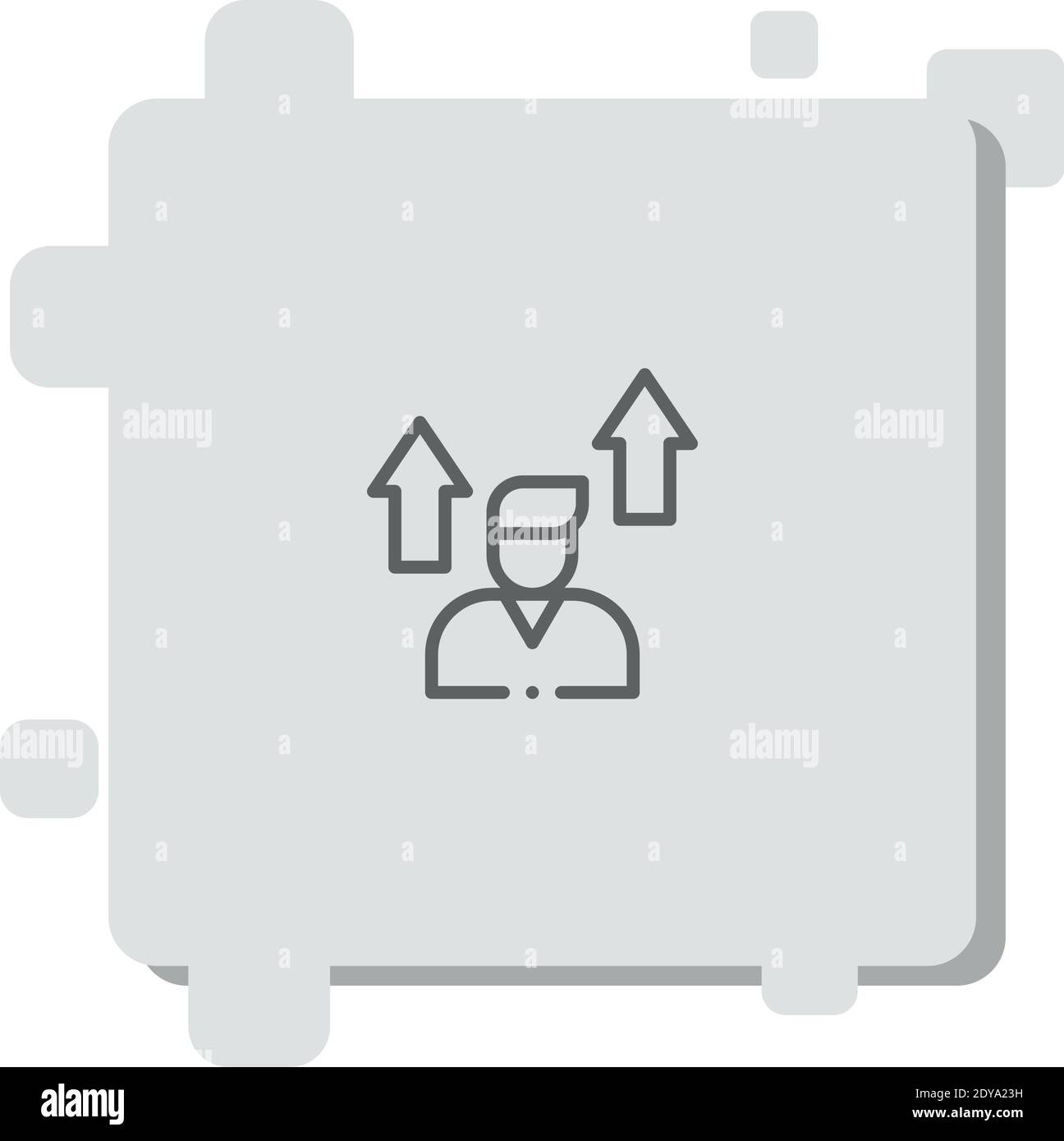 Entwicklung Vektor-Symbol Moderne einfache Vektor-Illustration Stock ...