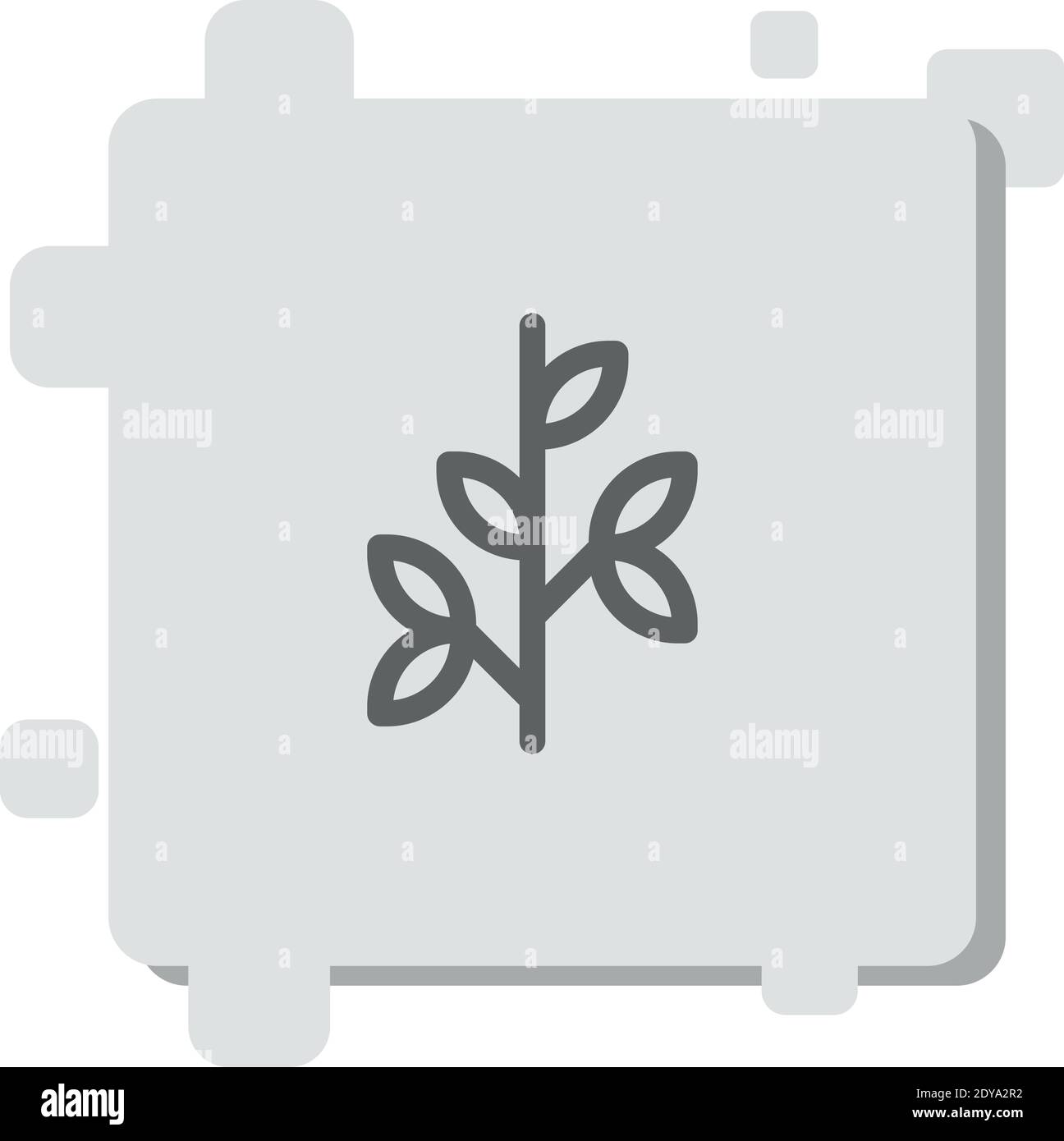 Verzweigung Vektor-Symbol Moderne einfache Vektor-Illustration Stock ...