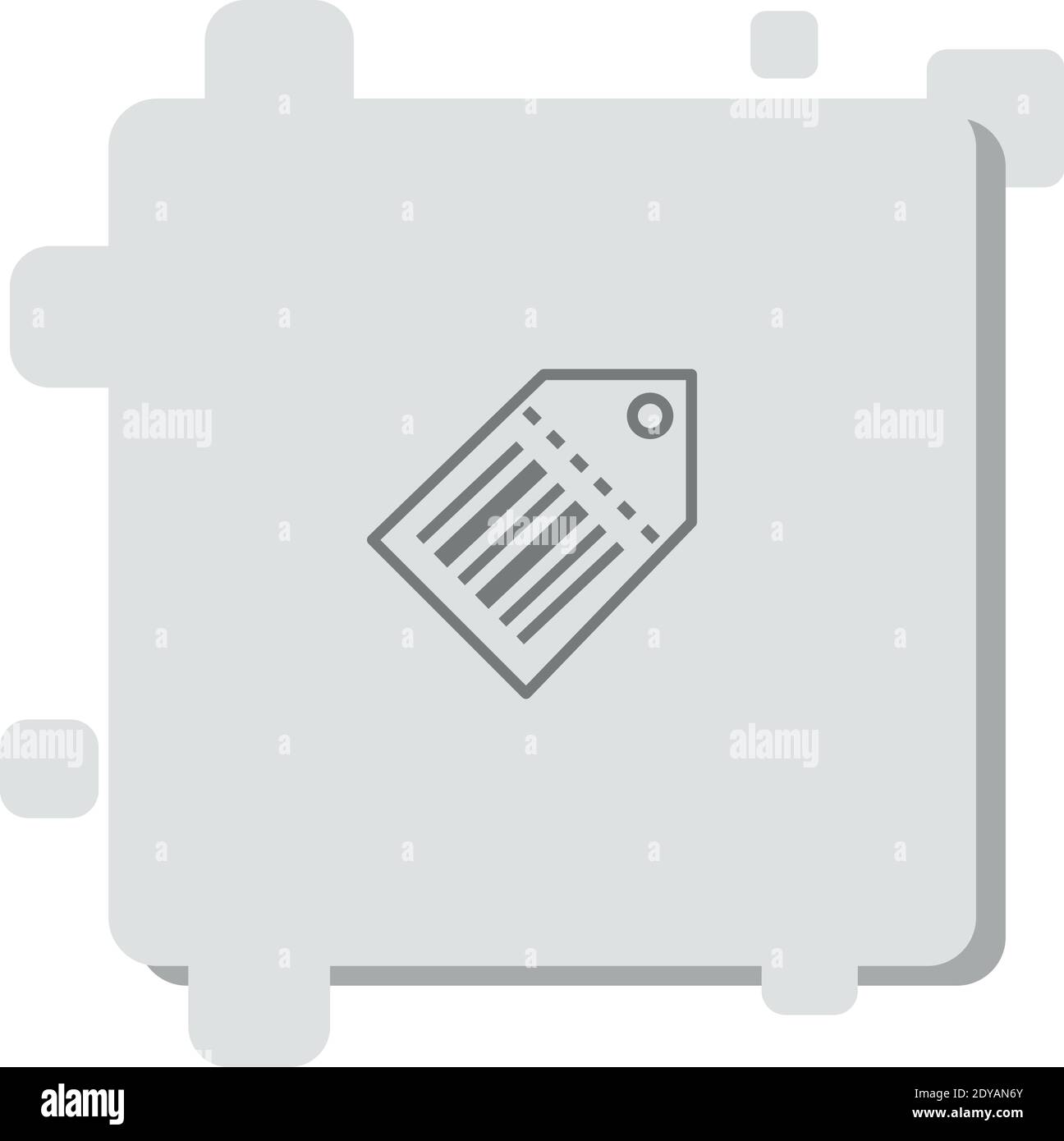 Preisschild Vektor-Symbol Moderne einfache Vektor-Illustration Stock ...