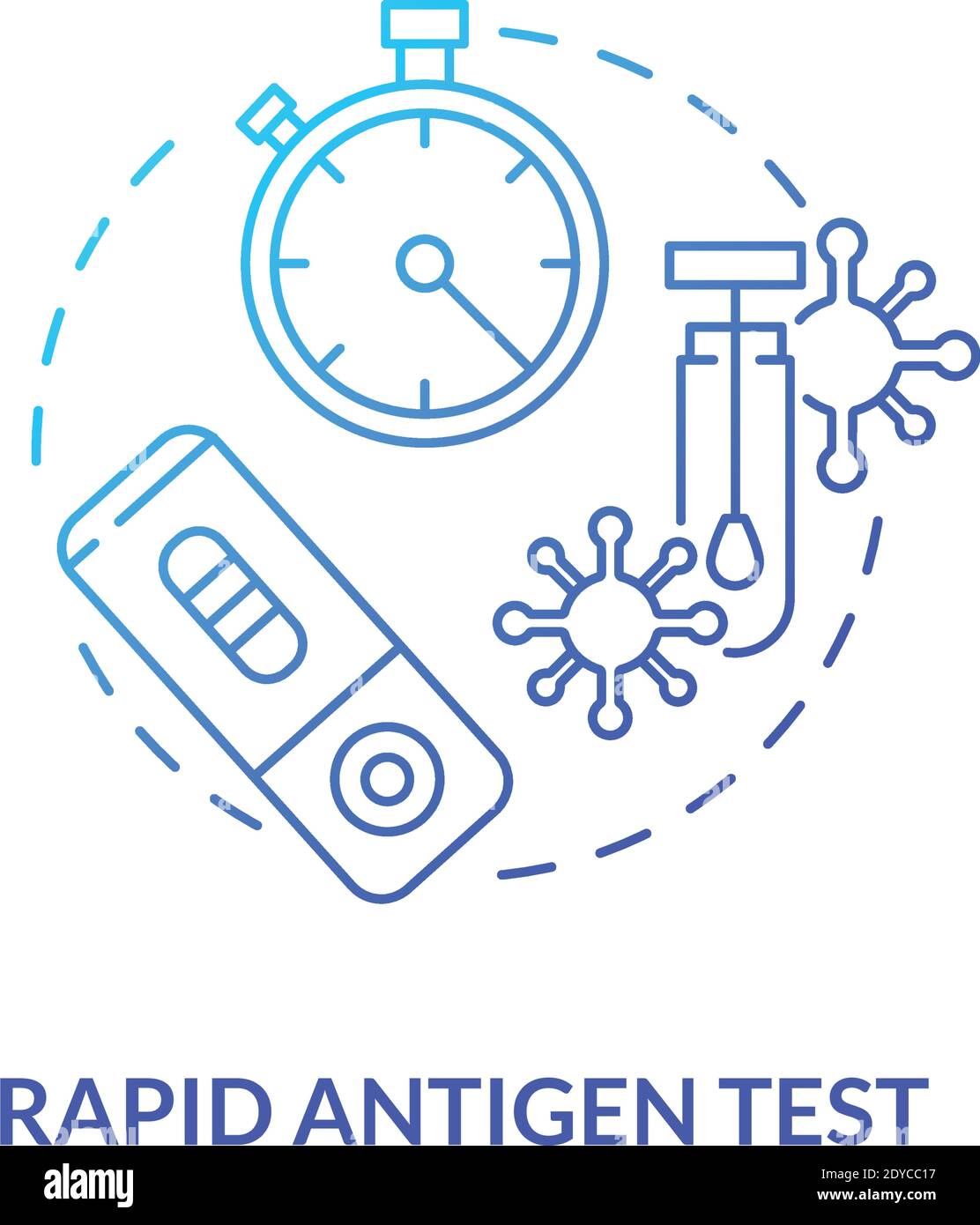 Covid antigen schnelltest Stock-Vektorgrafiken kaufen - Alamy