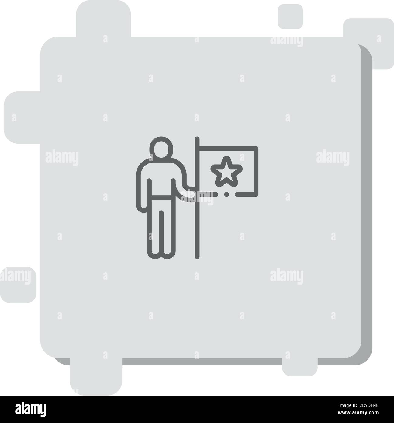 Confidence Vektor-Symbol Moderne einfache Vektor-Illustration Stock ...