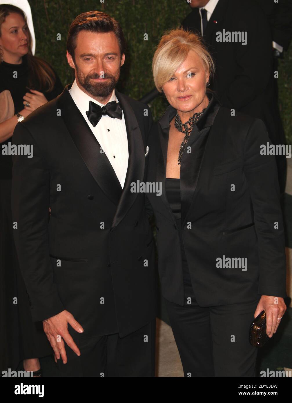 Hugh Jackman und seine Frau Deborra-Lee Furness nehmen an der Vanity ...