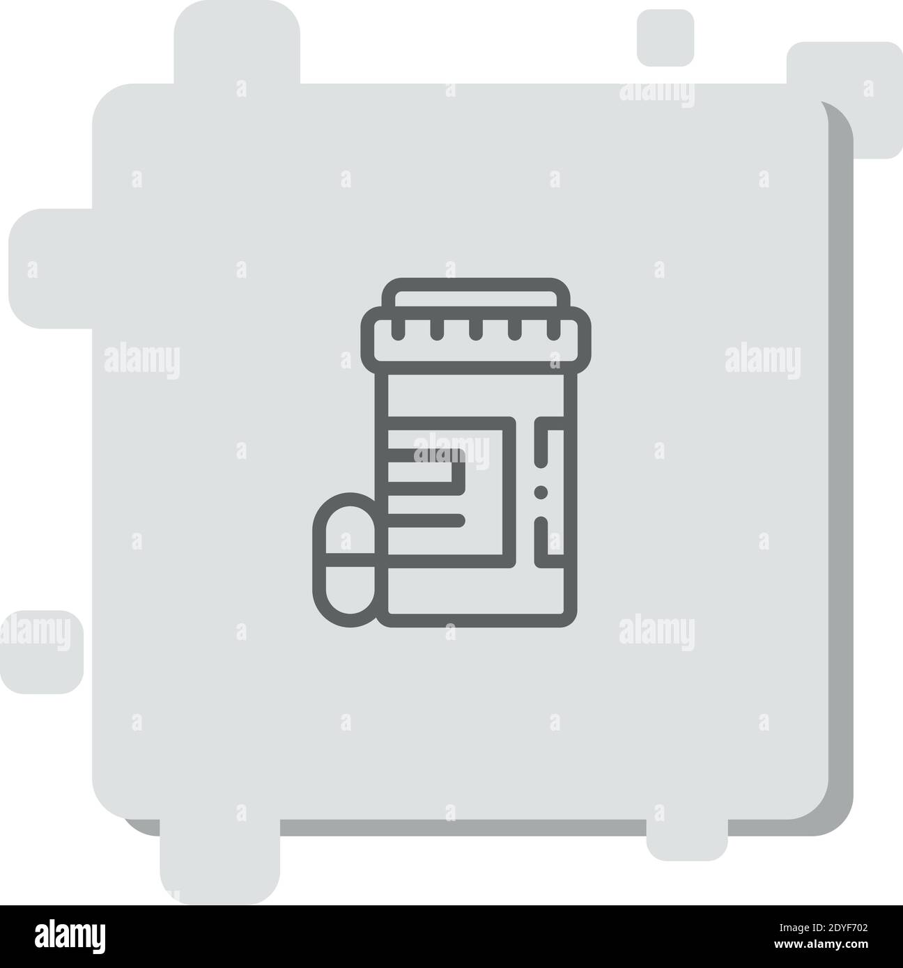 Pillen Vektor-Symbol moderne einfache Vektor-Illustration Stock ...