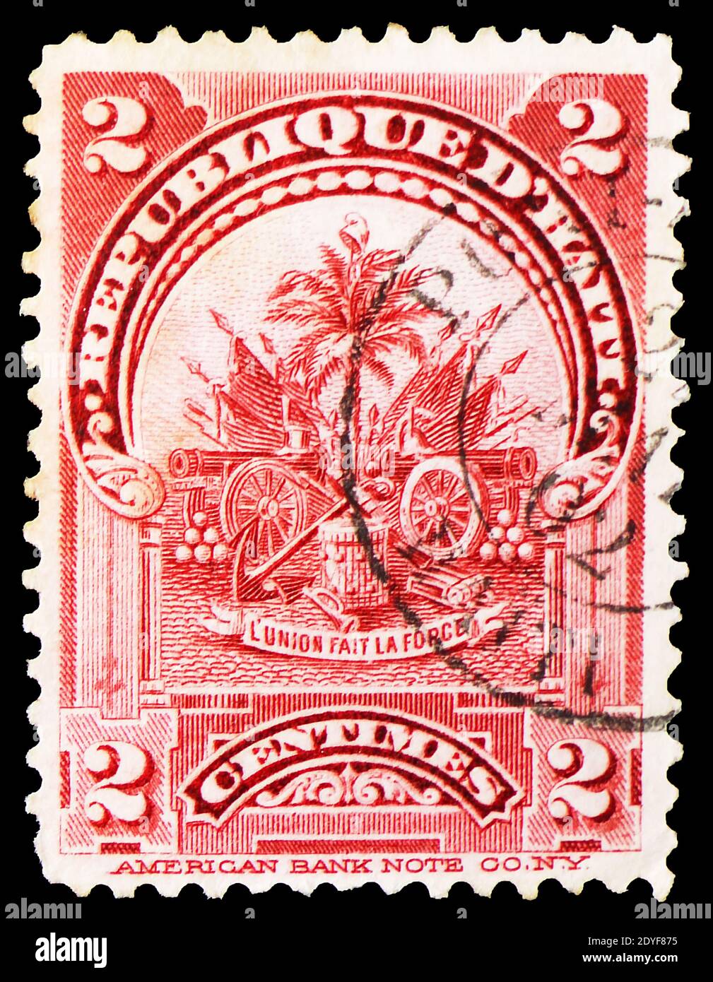MOSKAU, RUSSLAND - 23. MÄRZ 2019: Seltene Briefmarke auf Haiti zeigt ... MOSKAU, RUSSLAND - 23. MÄRZ 2019: Seltene Briefmarke auf Haiti zeigt ...