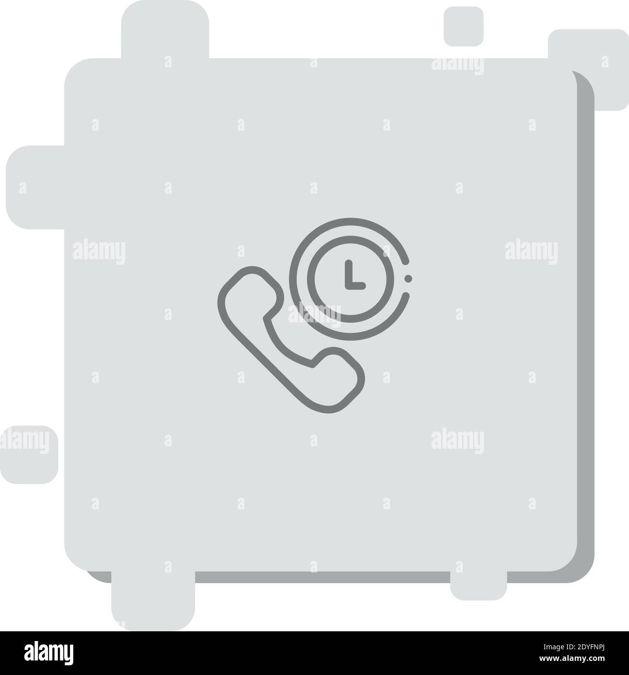 Telefon Vektor-Symbol Moderne einfache Vektor-Illustration Stock ...