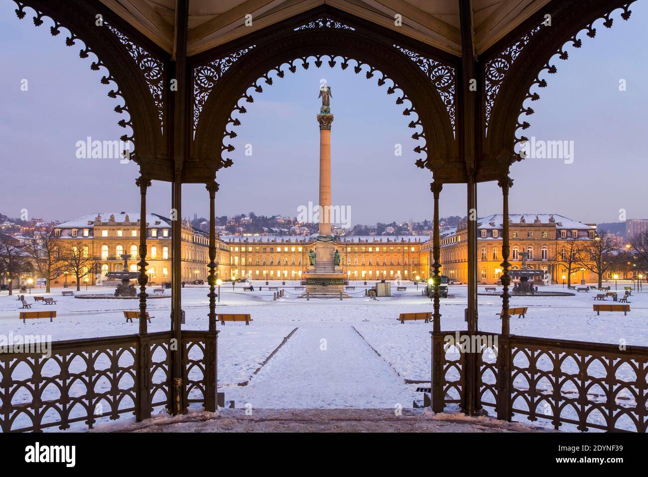 Stuttgart winter schlossplatz snow -Fotos und -Bildmaterial in hoher ...
