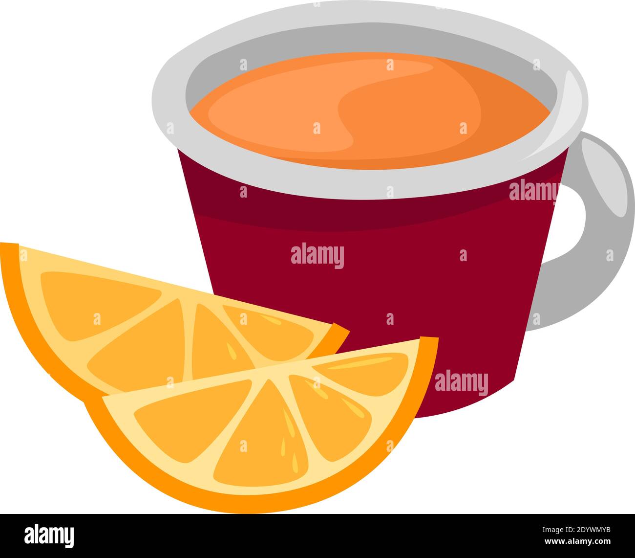 Eine halbe zitrone Stock-Vektorgrafiken kaufen - Alamy