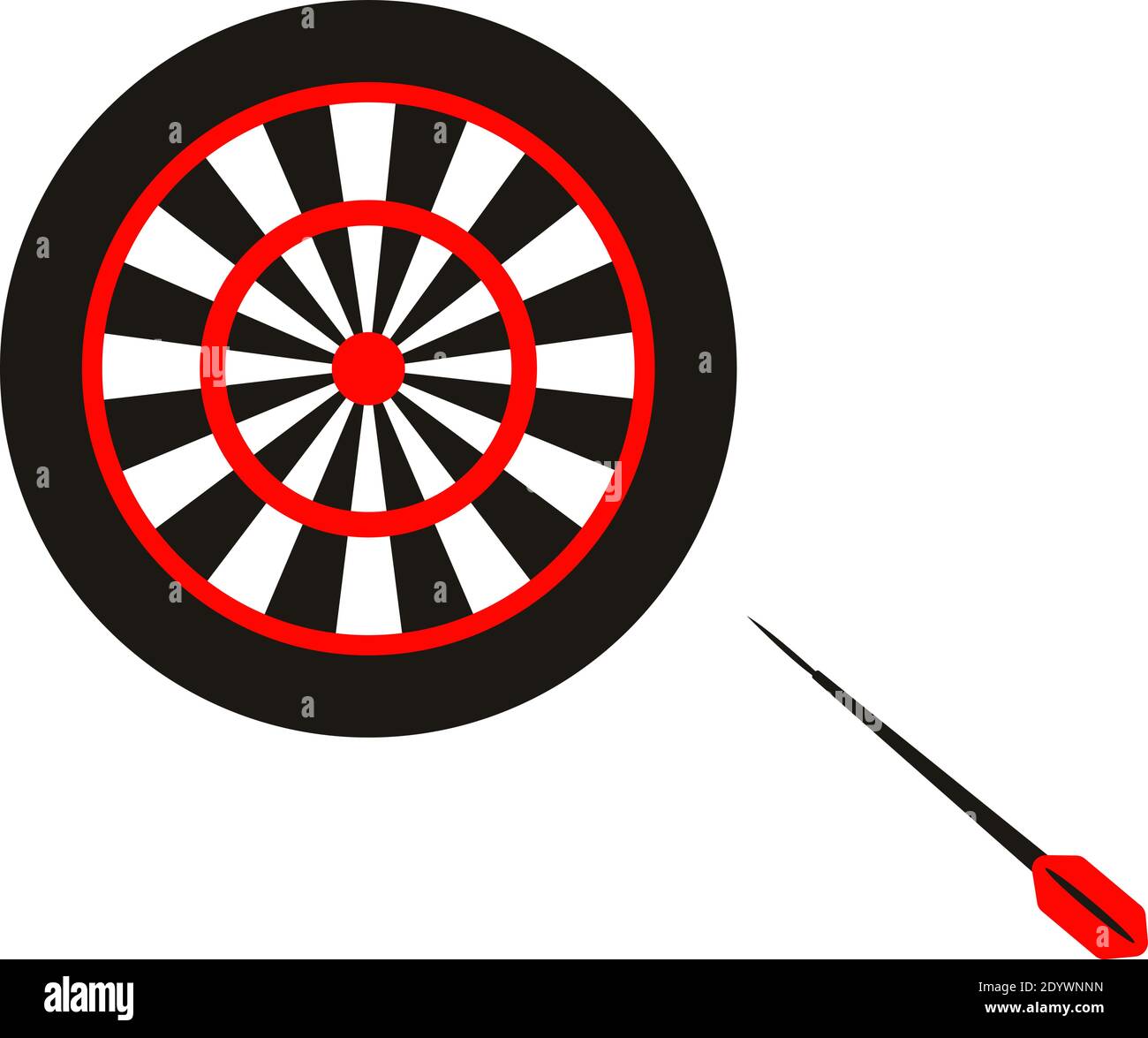 Dart arrow illustration Stock-Vektorgrafiken kaufen - Alamy