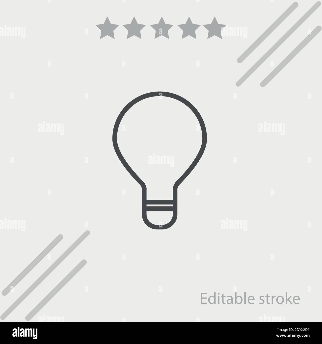 Idee Symbol Vektor-Symbol Moderne einfache Vektor-Illustration Stock ...