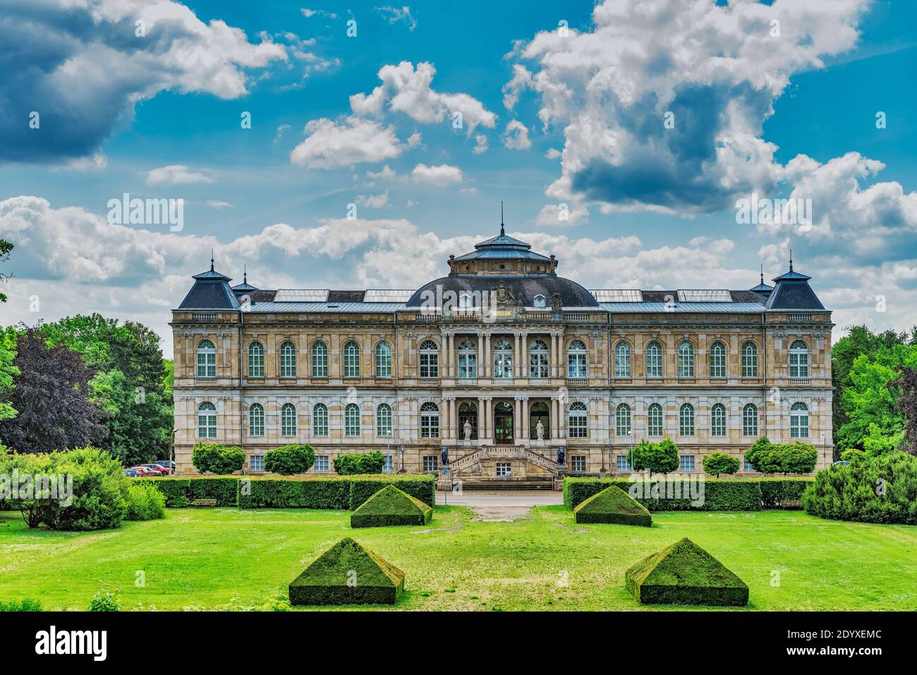 Das Herzogmuseum Gotha wurde im Neorenaissance-Stil erbaut, Gotha ...