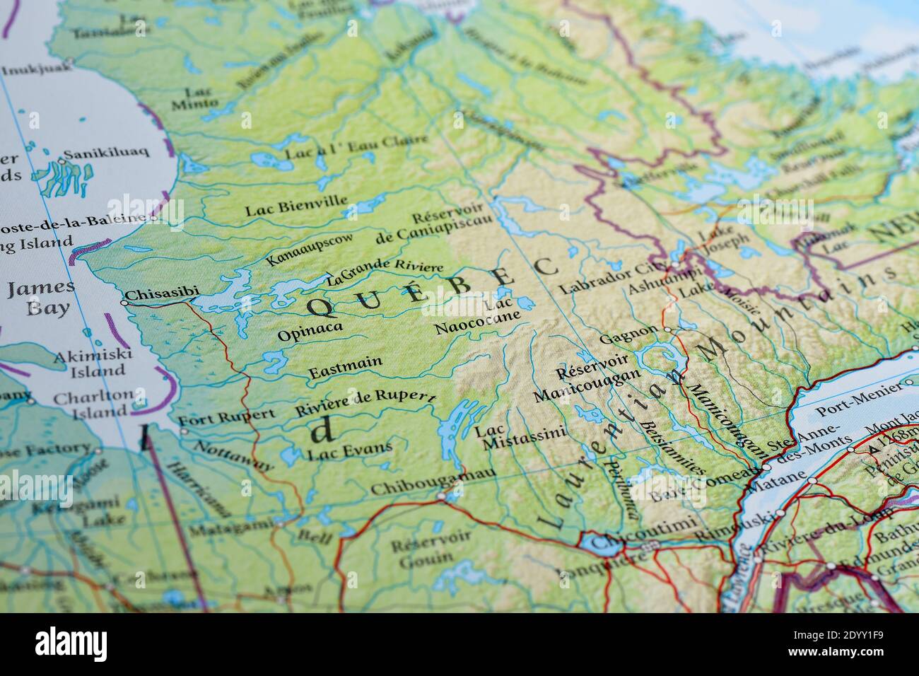 Quebec karte -Fotos und -Bildmaterial in hoher Auflösung - Seite 2 - Alamy
