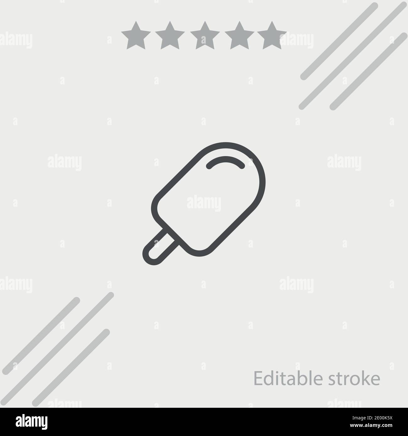 Eis Eis Eis Eis Vektor-Symbol Moderne einfache Vektor-Illustration ...