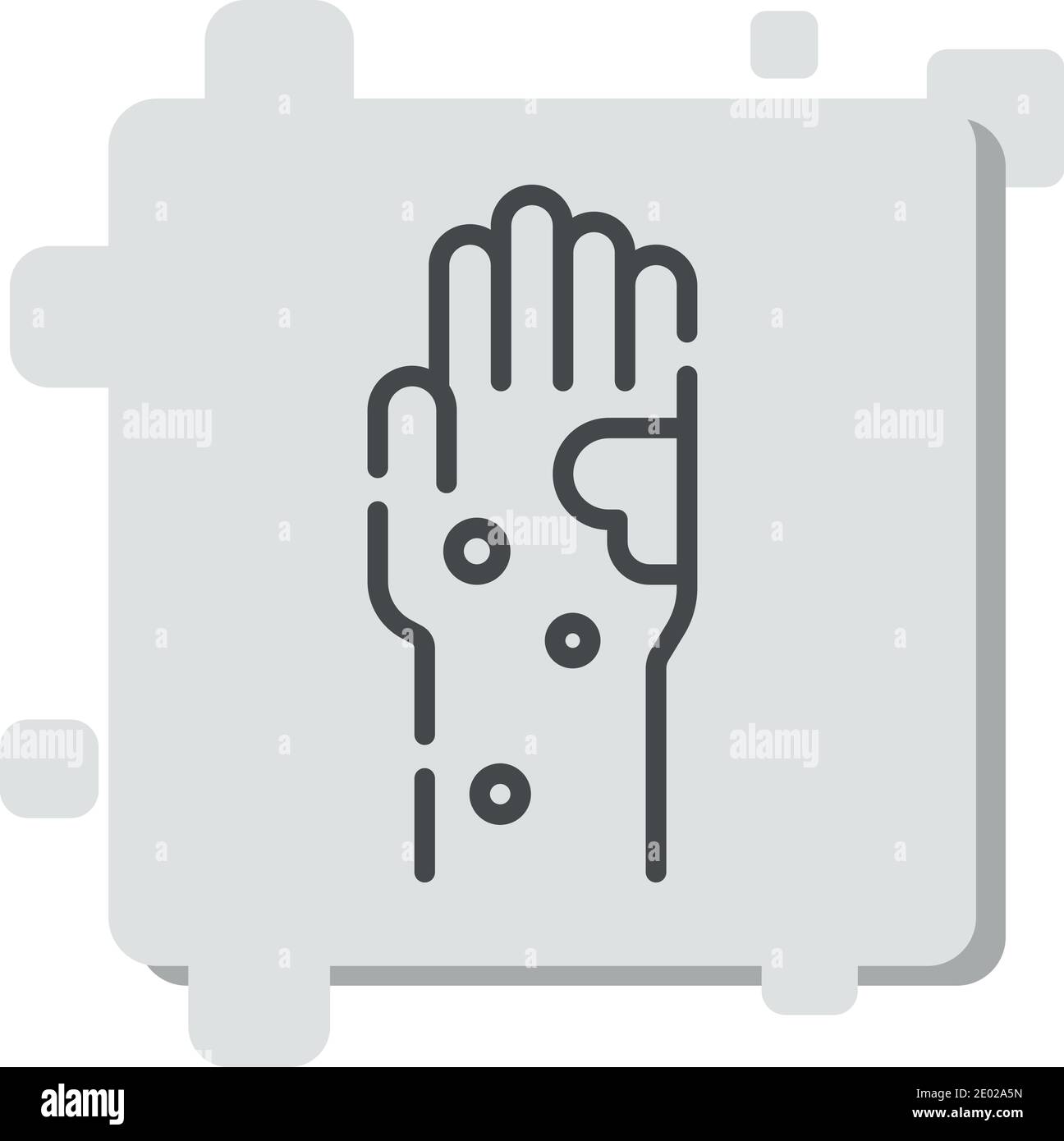Rash Vektor-Symbol Moderne einfache Vektor-Illustration Stock ...