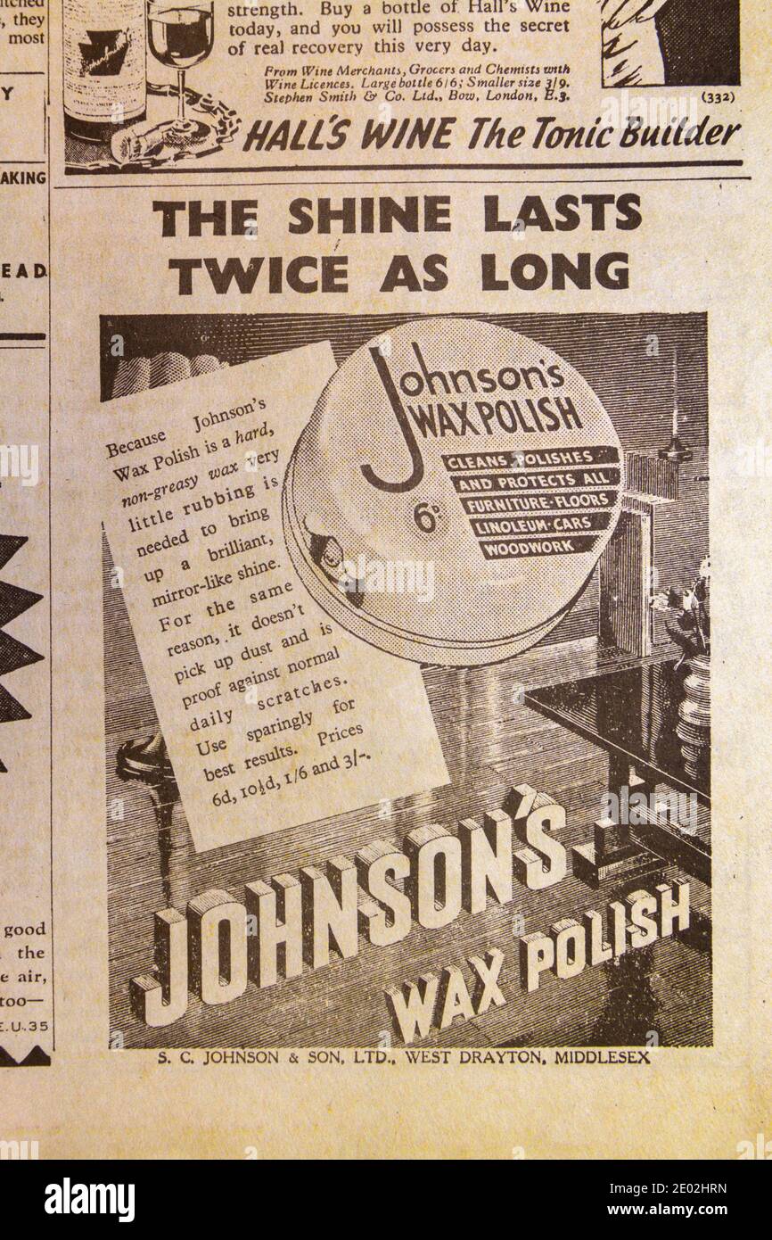 Britische wachspolitur -Fotos und -Bildmaterial in hoher Auflösung – Alamy