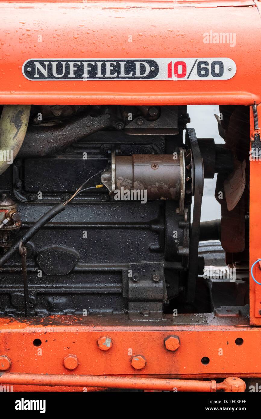 Antiker Nuffield Traktor bei einer Oldtimer Traktor Rallye im Norden ...