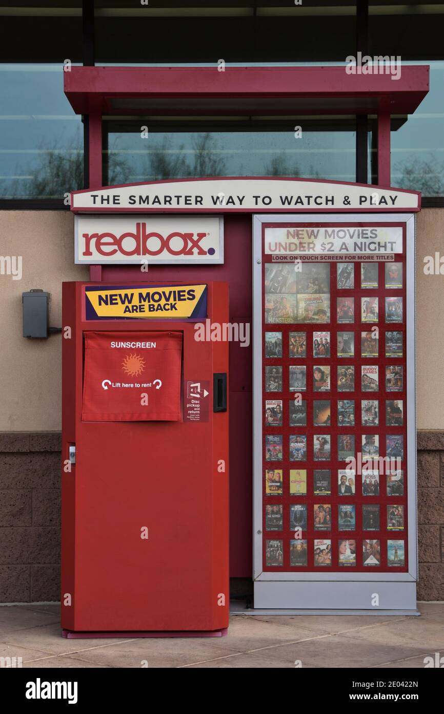 Redbox kiosk -Fotos und -Bildmaterial in hoher Auflösung – Alamy