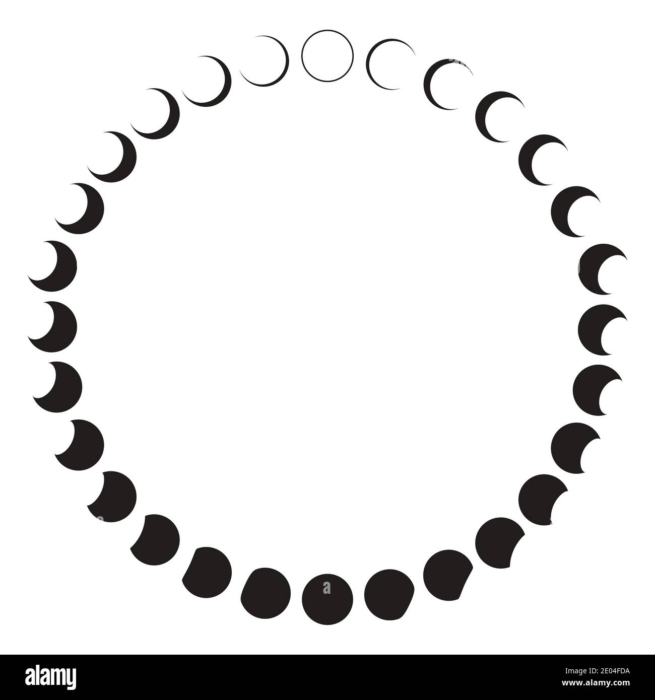 Halbmondform mond Stock-Vektorgrafiken kaufen - Alamy