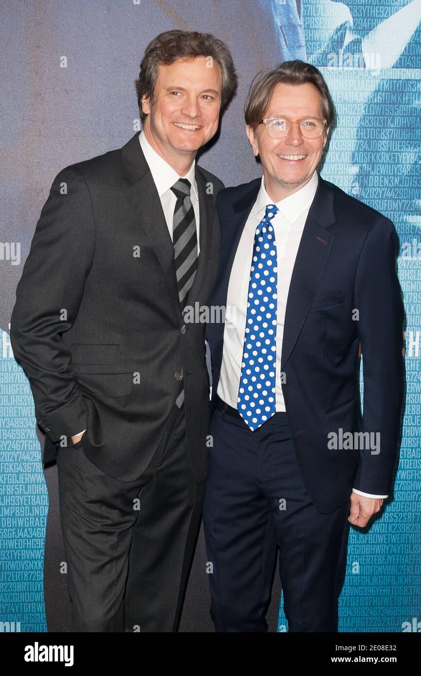 Colin Firth und Gary Oldman bei der französischen Premiere des Films ...