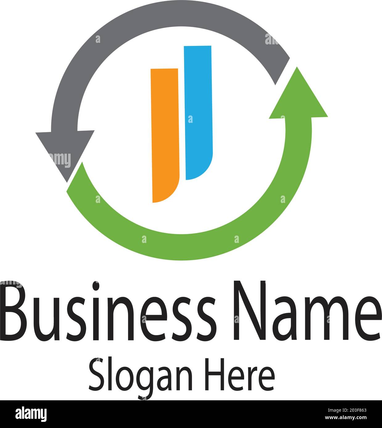 Wirtschaft Finanzen Logos und Symbole vektor Konzept Abbildung Stock ...