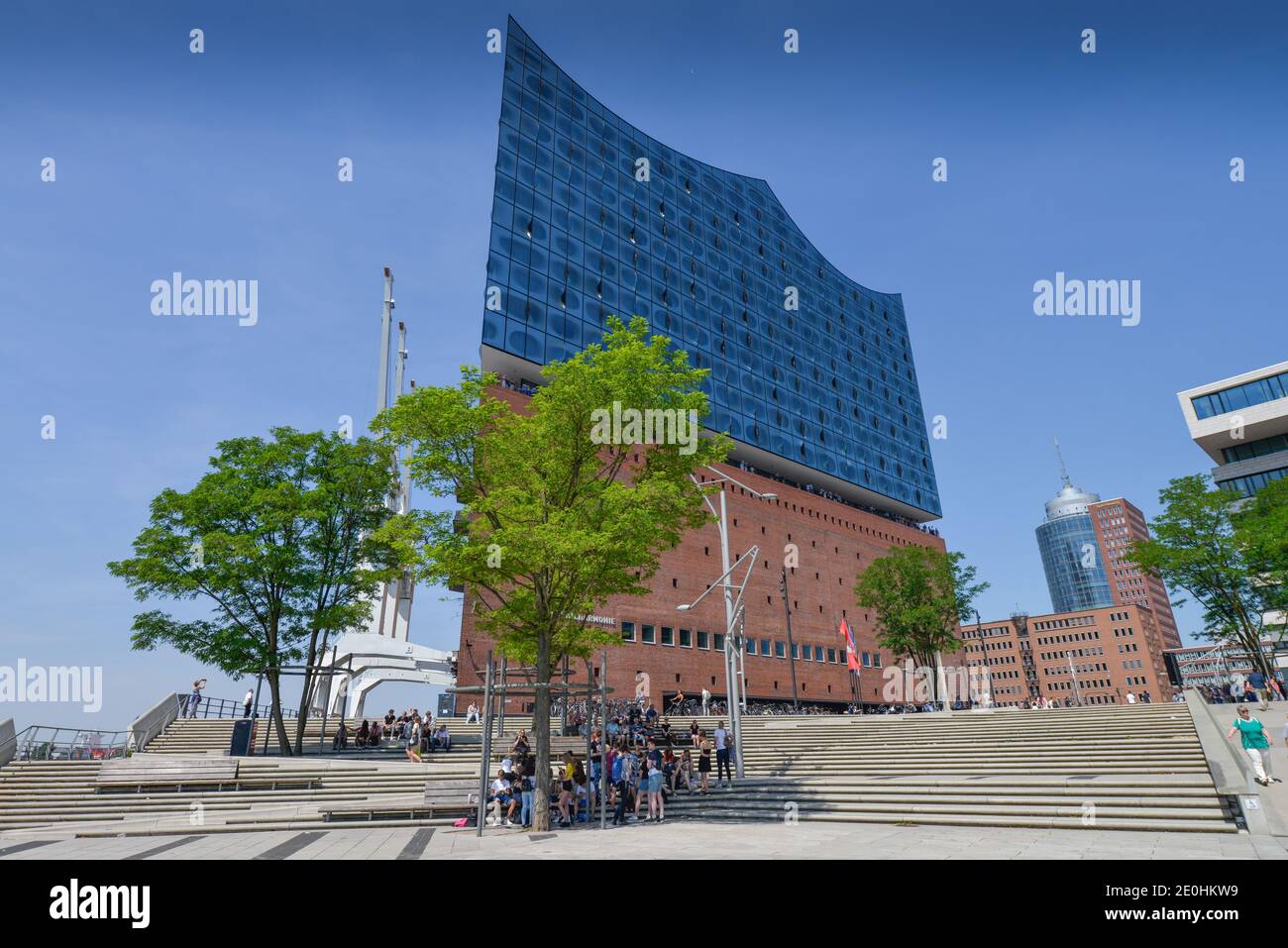 Elbphilharmonie, Platz der Deutschen Einheit, Hafencity, Hamburg ...