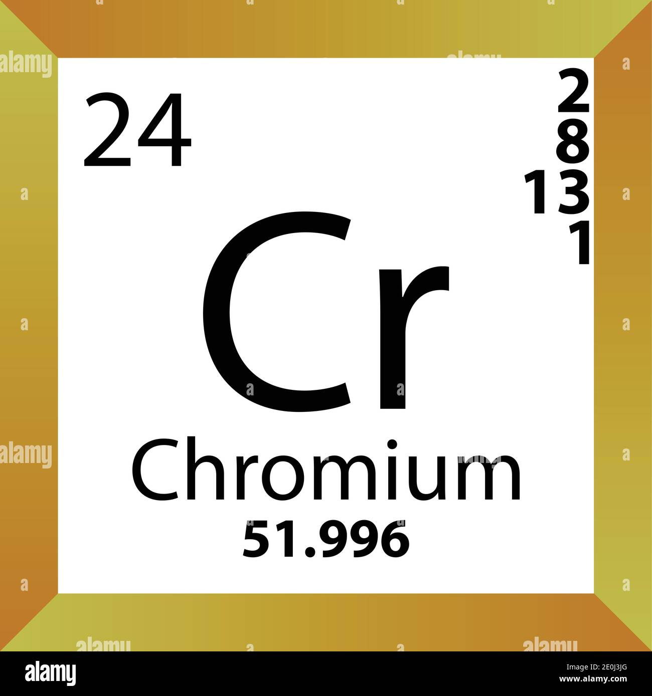 Chemisches Symbol Cr Stockfotos und -bilder Kaufen - Alamy