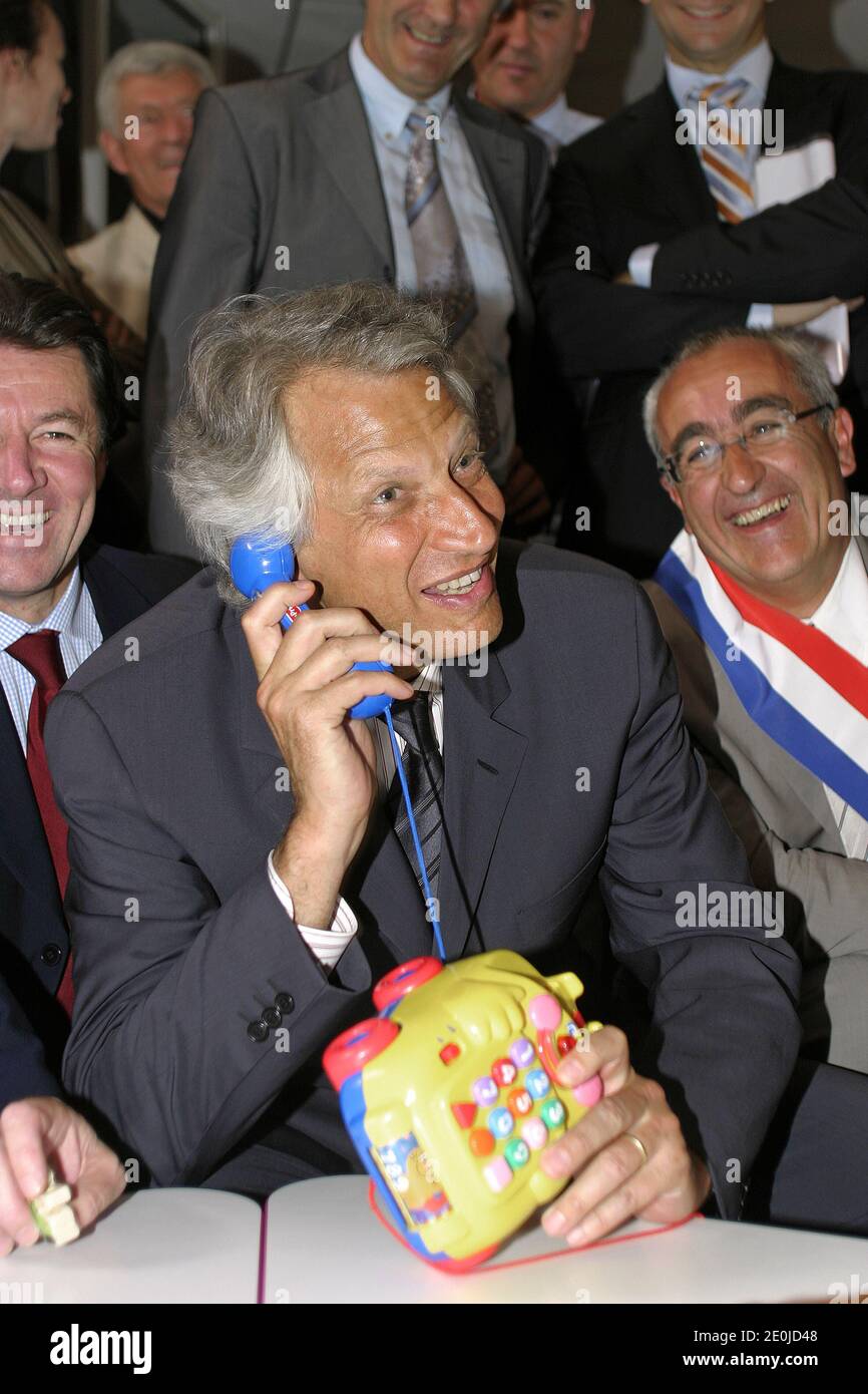 Der ehemalige Premierminister und Präsidentschaftskandidat Dominique de ...