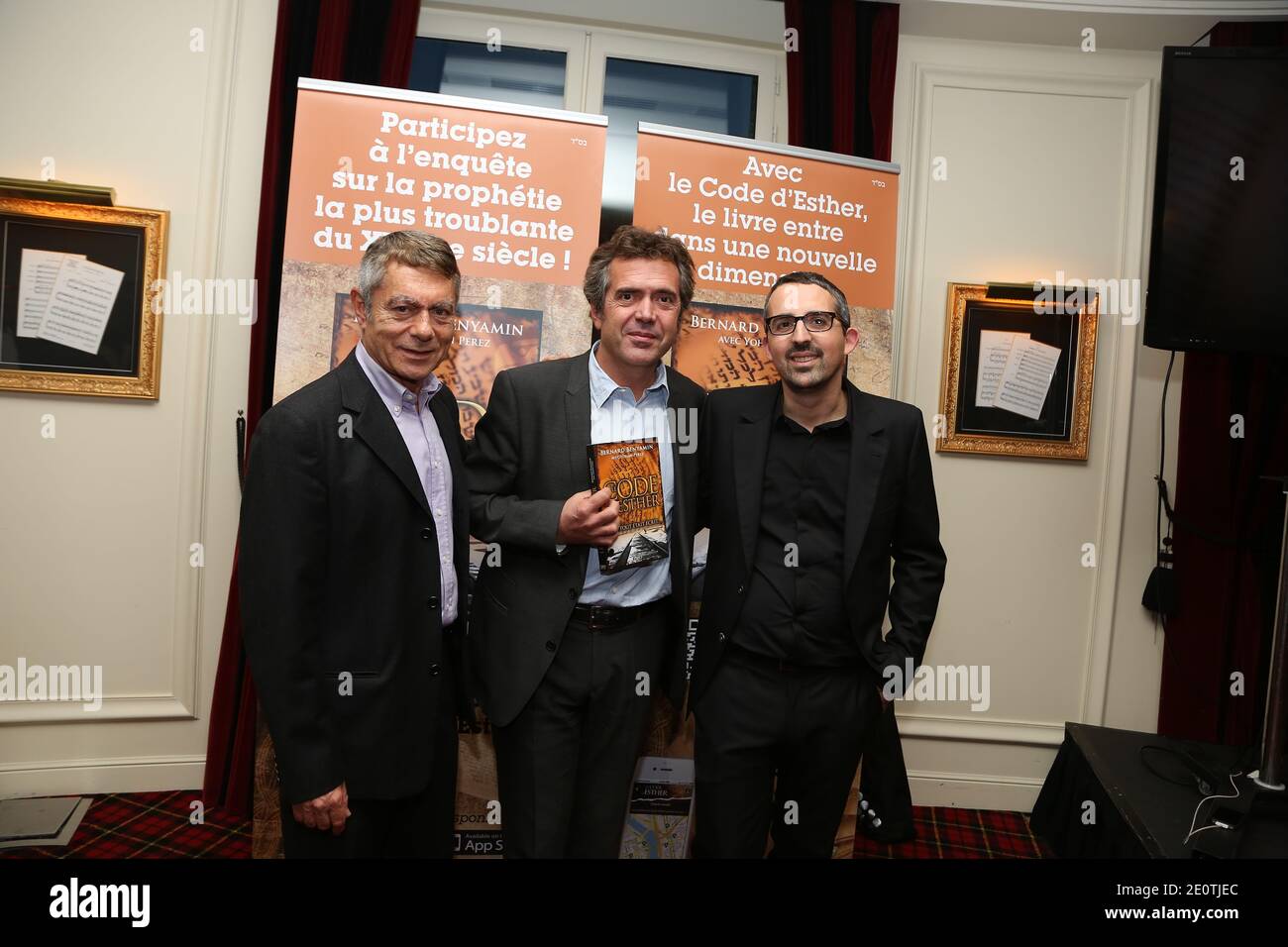 Bernard Benyamin, Yohan Perez, Paul Nahon bei der Präsentation von ...