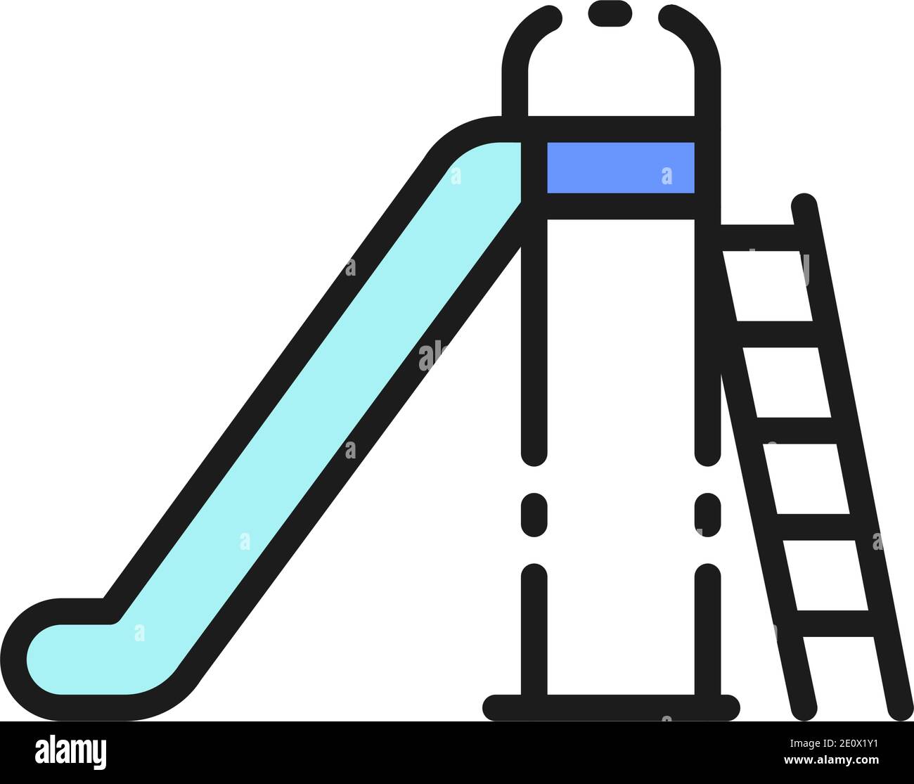 Rutsche Spielgeräte Stock-Vektorgrafiken kaufen - Alamy