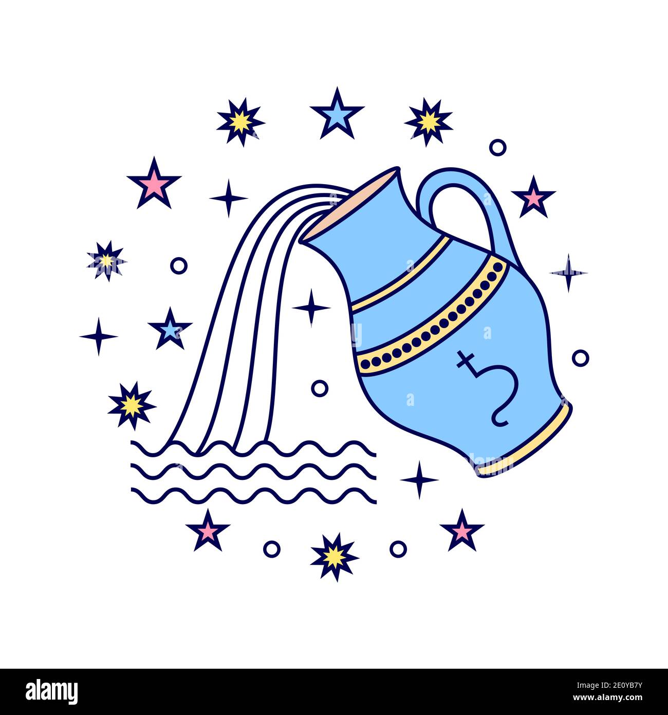 Aquarius sternzeichen -Fotos und -Bildmaterial in hoher Auflösung – Alamy