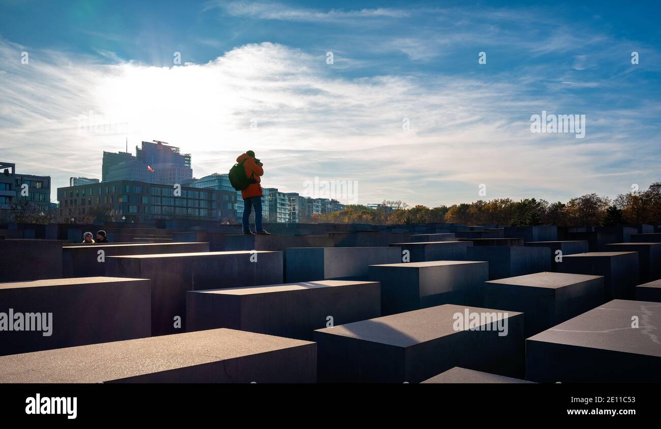 Holocaust-Mahnmal In Berlin, Deutschland Stockfotografie - Alamy