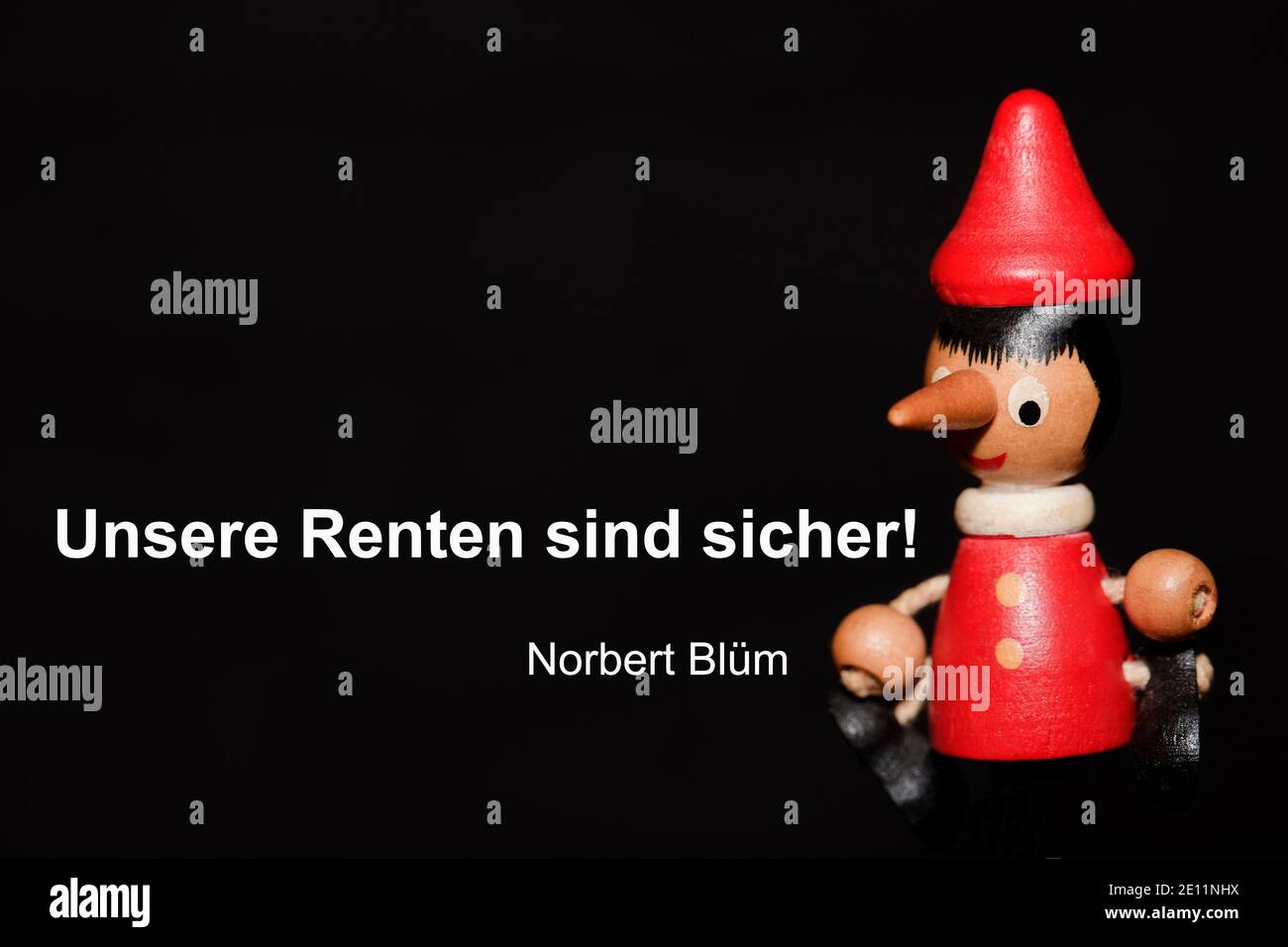 Pinocchio, Symbol für Lügen Stockfotografie - Alamy