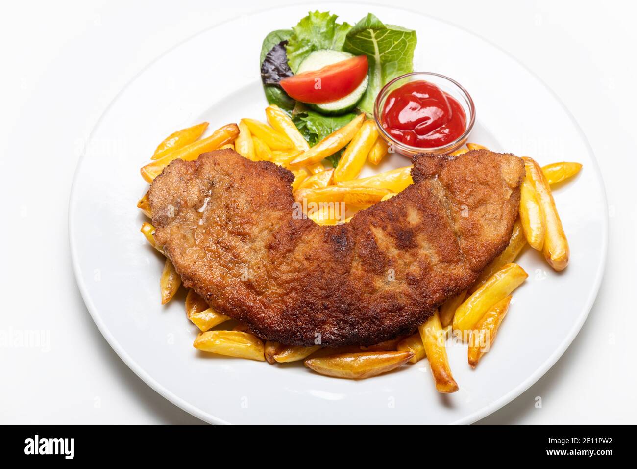 Wiener schnitzel pommes frites -Fotos und -Bildmaterial in hoher ...