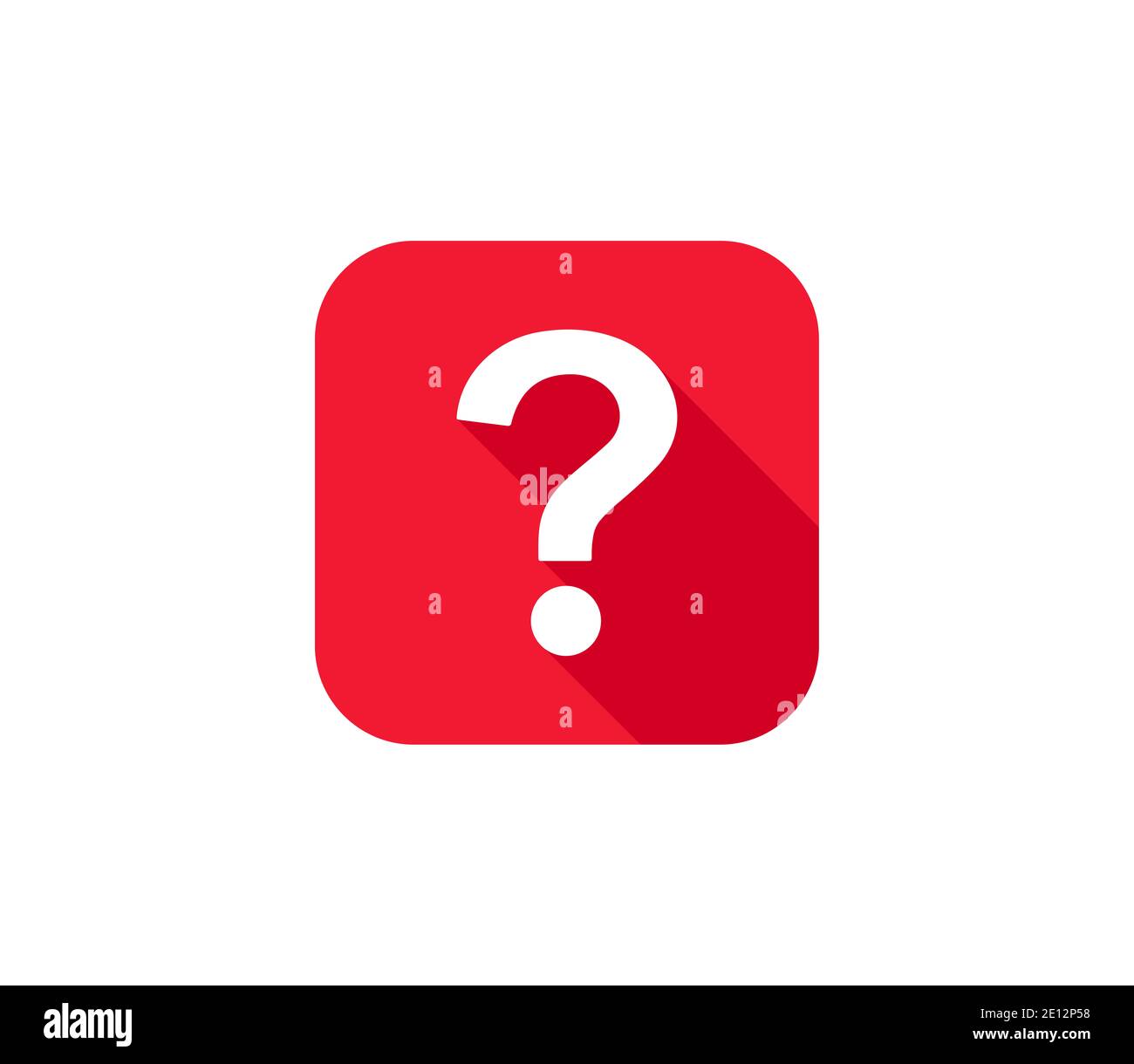 Fragezeichen Symbol Symbol Vektor Illustration Stockfotografie - Alamy