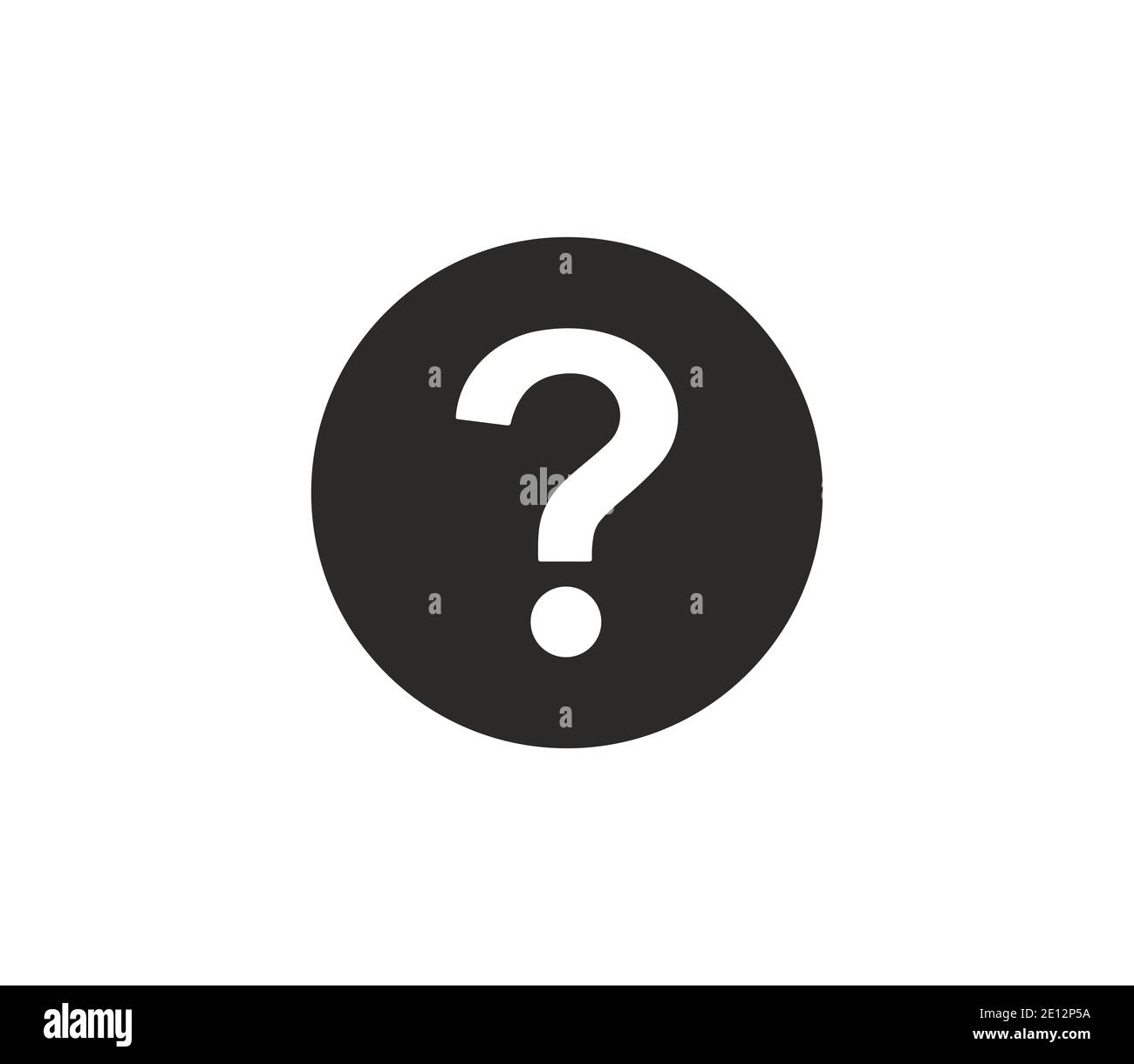 Fragezeichen Symbol Symbol Vektor Illustration Stockfotografie - Alamy