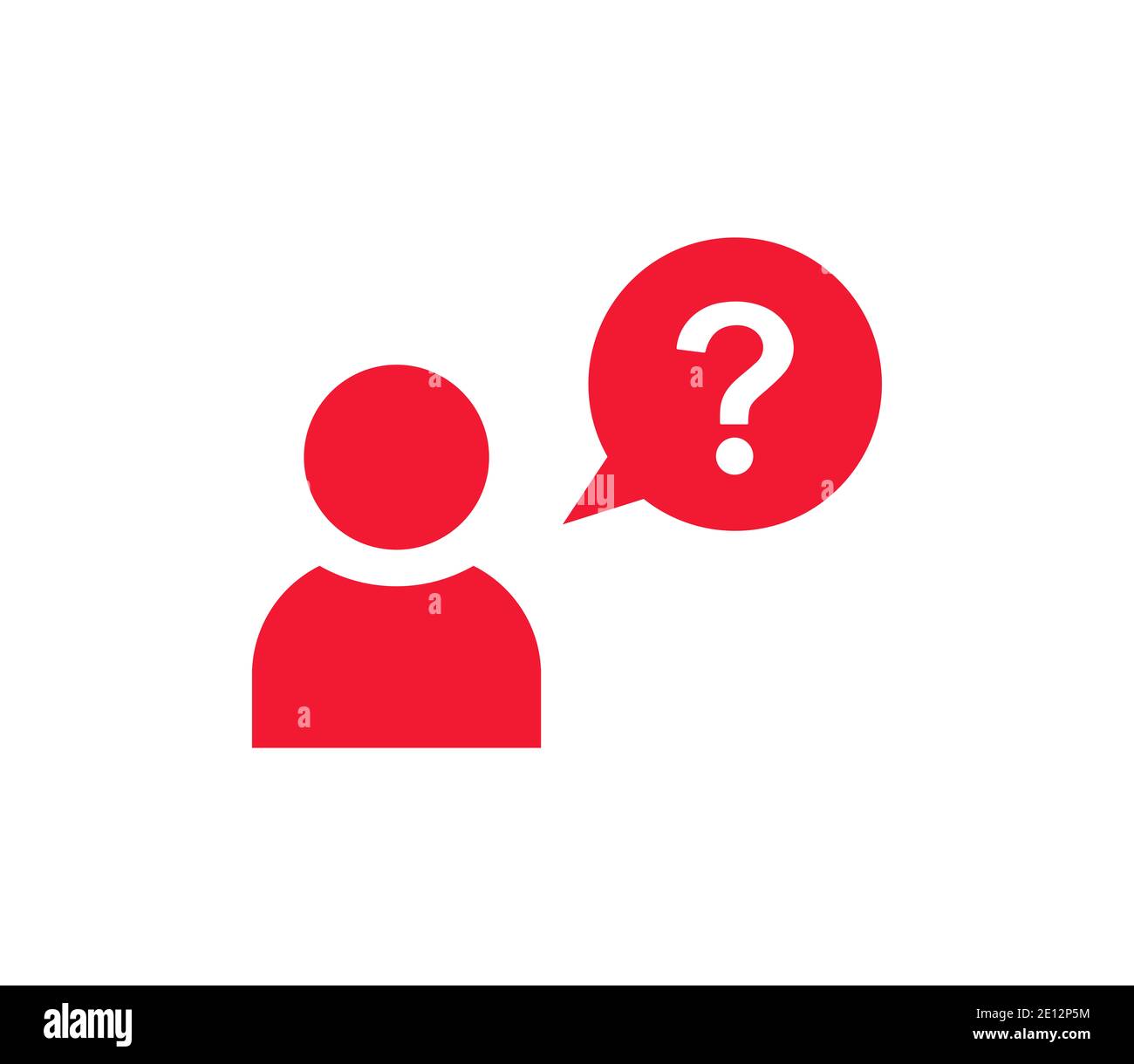 Fragezeichen Symbol Symbol Vektor Illustration Stockfotografie - Alamy