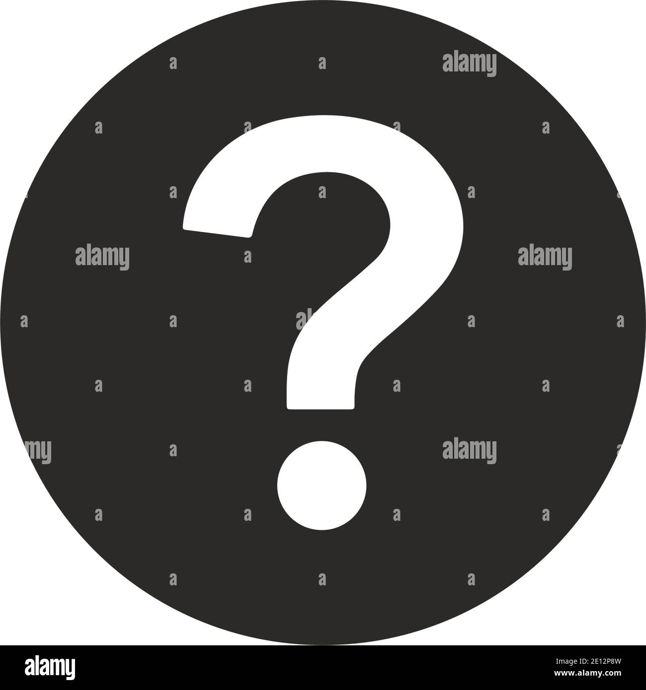 Fragezeichen Symbol Symbol Vektor Illustration Stock-Vektorgrafik - Alamy
