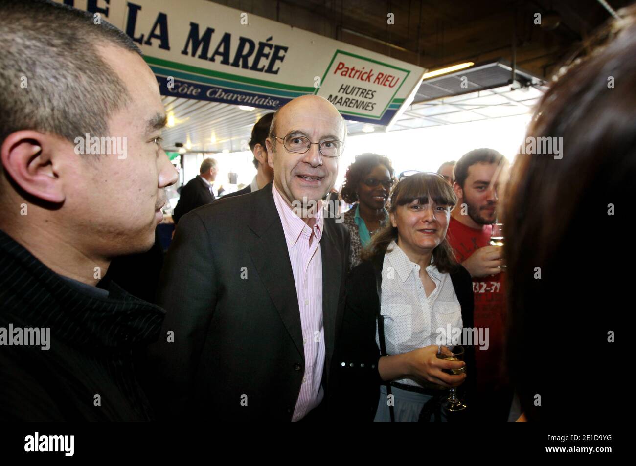 Der französische Außenminister und Bürgermeister von Bordeaux, Alain ...