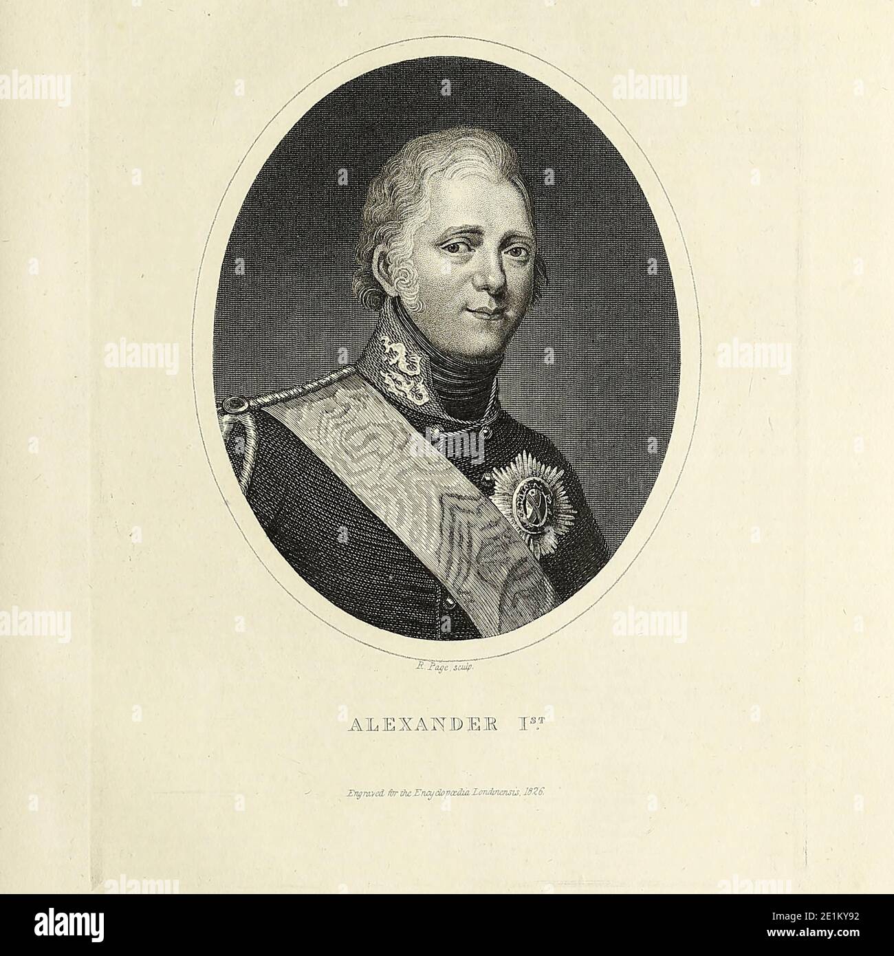 Lithographie von alexander i von russland -Fotos und -Bildmaterial in ...