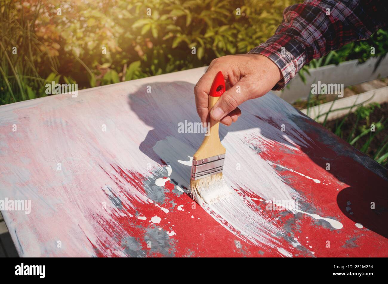 Haus Malen Rot Stockfotos und -bilder Kaufen - Alamy