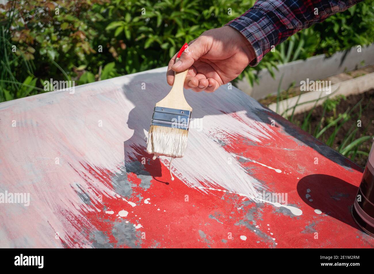 Haus Malen Rot Stockfotos und -bilder Kaufen - Alamy