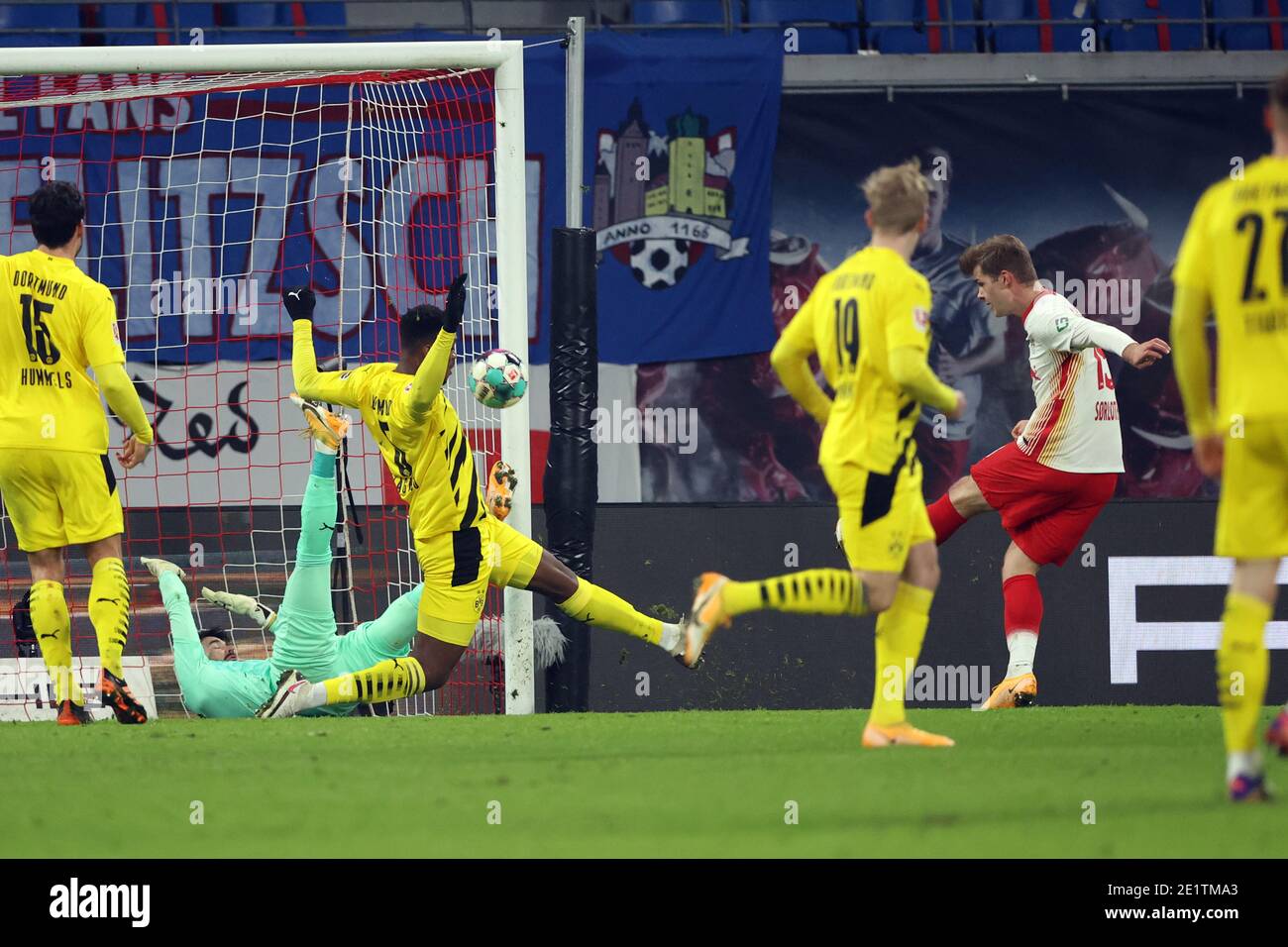 Leipzig, Deutschland. Januar 2021. Fußball: Bundesliga, RB Leipzig ...