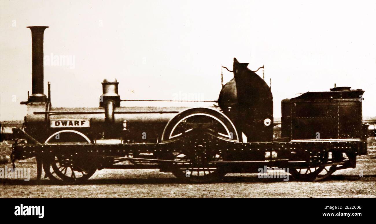 Lokomotive 'Zwerg' gebaut von George England & Co. Hatcham Iron Works ...