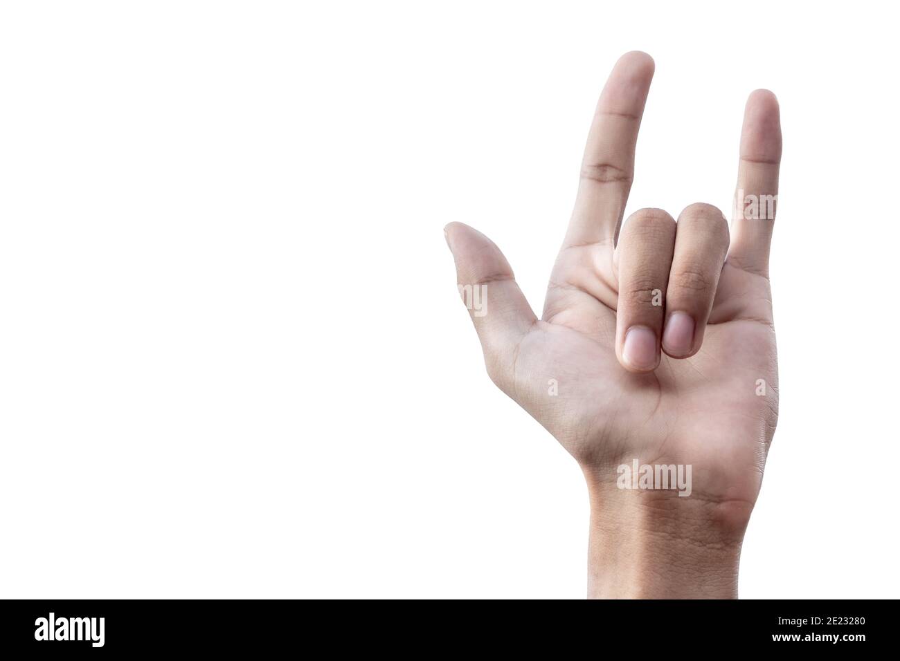 Handsymbol Von Ich Liebe Dich Stockfotos und -bilder Kaufen - Alamy