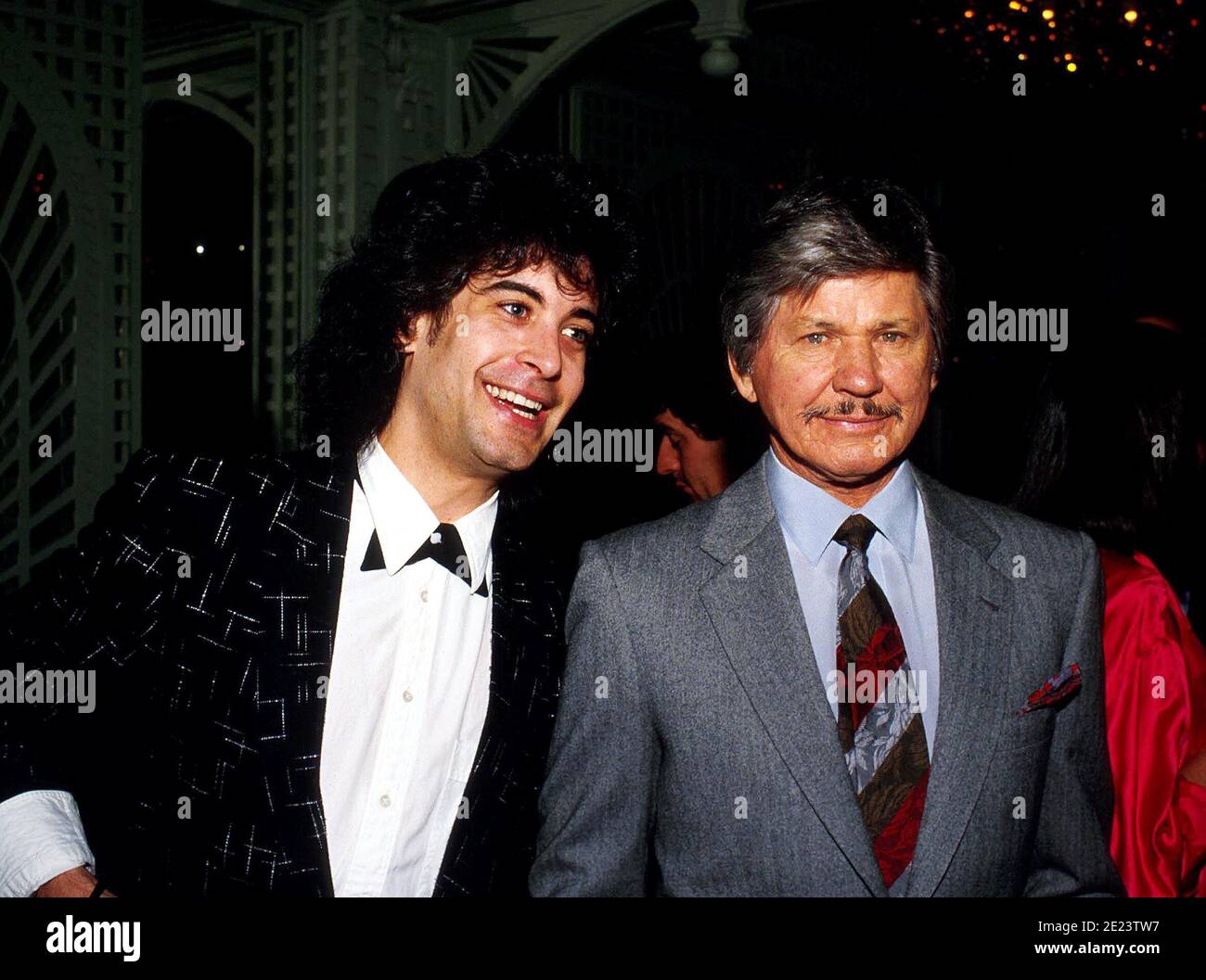 Charles Bronson und Sohn Jason 1987 Quelle: Ralph Dominguez/MediaPunch ...