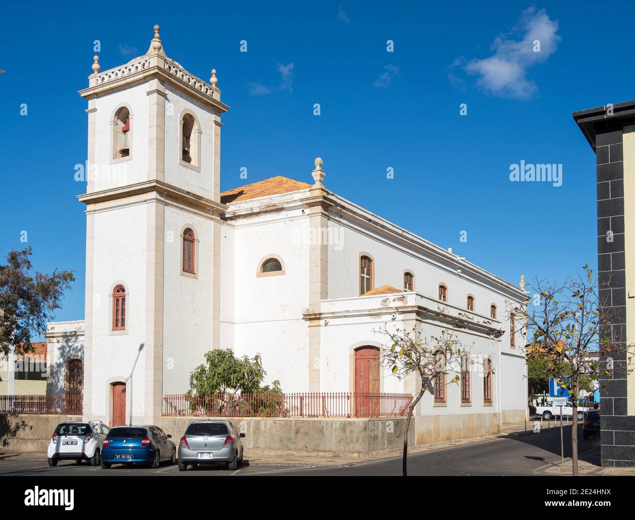 Igreja Nossa Senhora da Graca in Plato. Die Hauptstadt Praia auf der ...