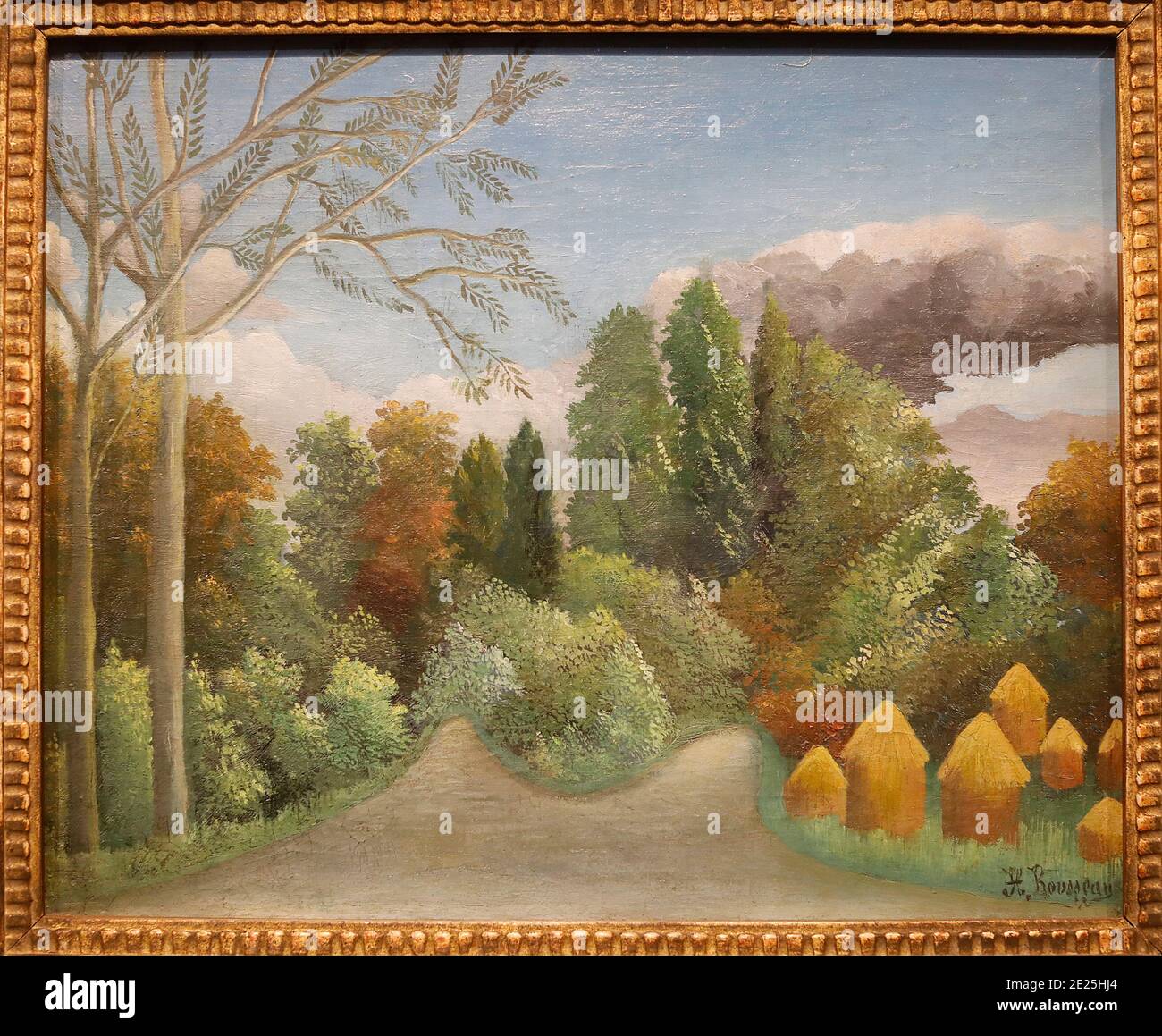 Henri Rousseau genannt le Douanier Rousseau, Oise River Bank, 1905-1910 ...