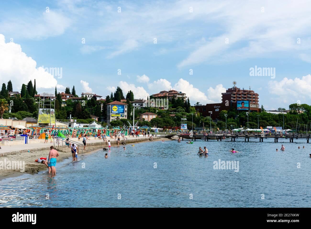 Beach portoroz slovenia -Fotos und -Bildmaterial in hoher Auflösung – Alamy